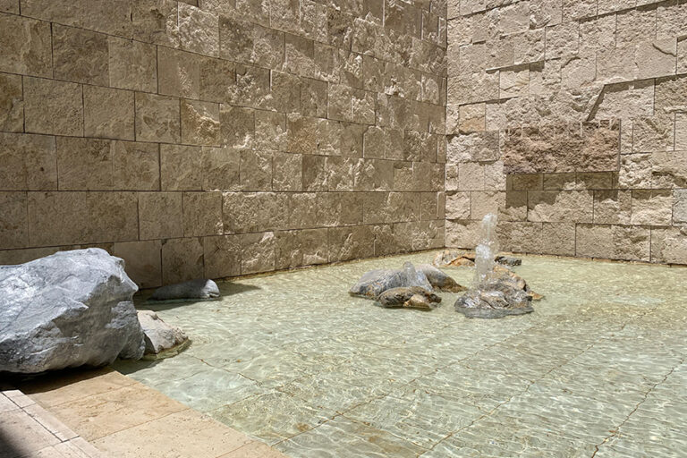 The artistic side of the Getty Museum in Los Angeles California
