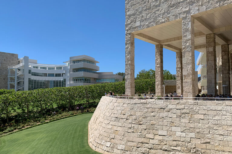 The artistic side of the Getty Museum in Los Angeles California