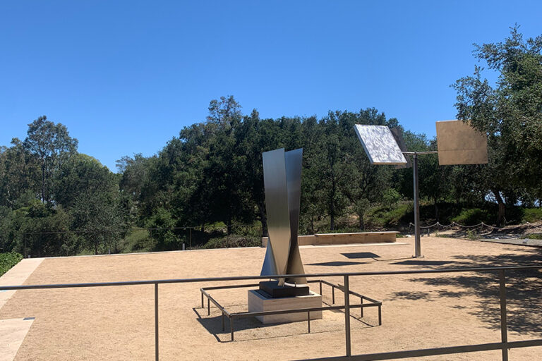 The artistic side of the Getty Museum in Los Angeles California