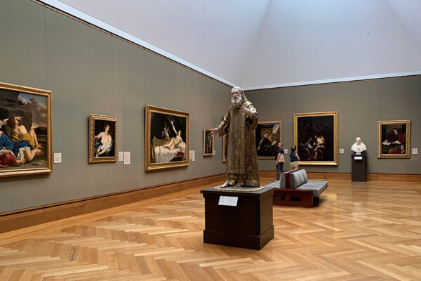 The artistic side of the Getty Museum in Los Angeles California