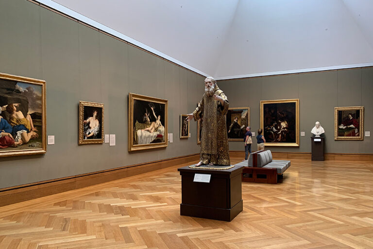 The artistic side of the Getty Museum in Los Angeles California