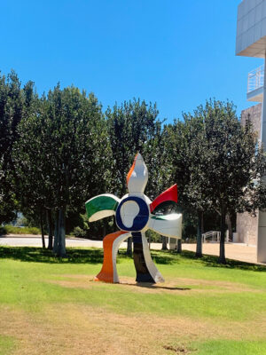 The artistic side of the Getty Museum in Los Angeles California