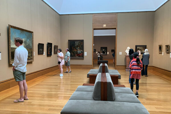 The artistic side of the Getty Museum in Los Angeles California