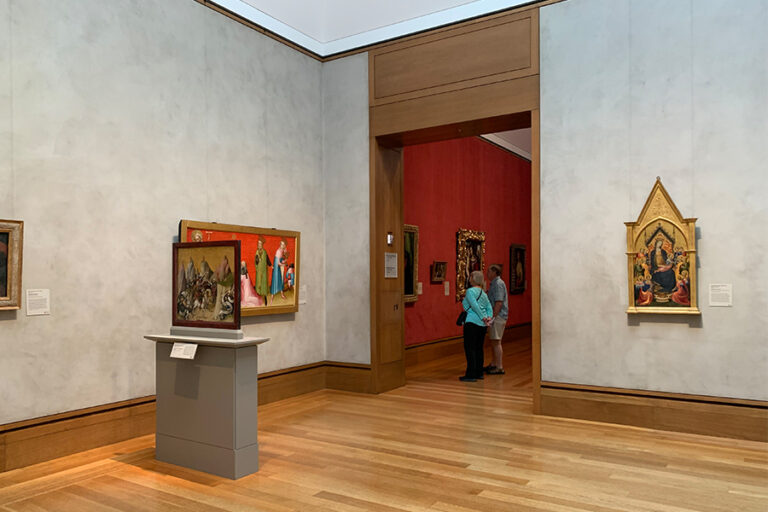 The artistic side of the Getty Museum in Los Angeles California