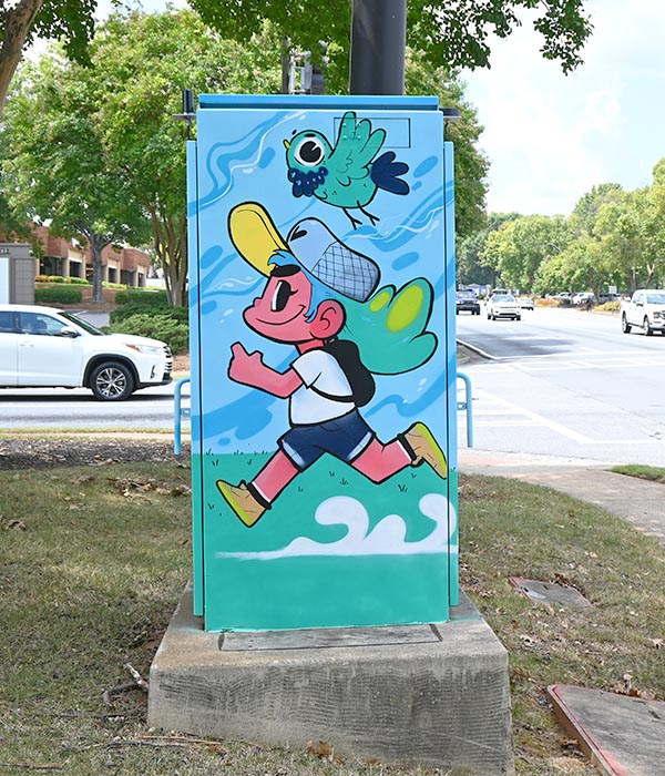 Street Art in Unexpected Places Roswell’s Painted Utility Boxes.